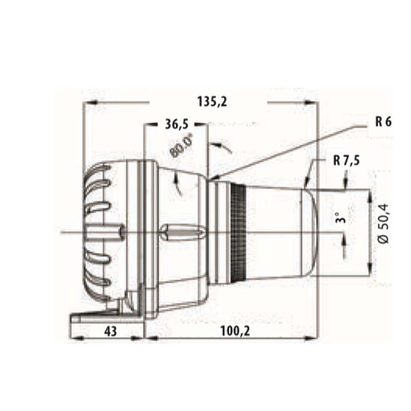 Combiné buzzer 100dB feu LED IP65 3 sons réglage volume | F100BL | AE&T
